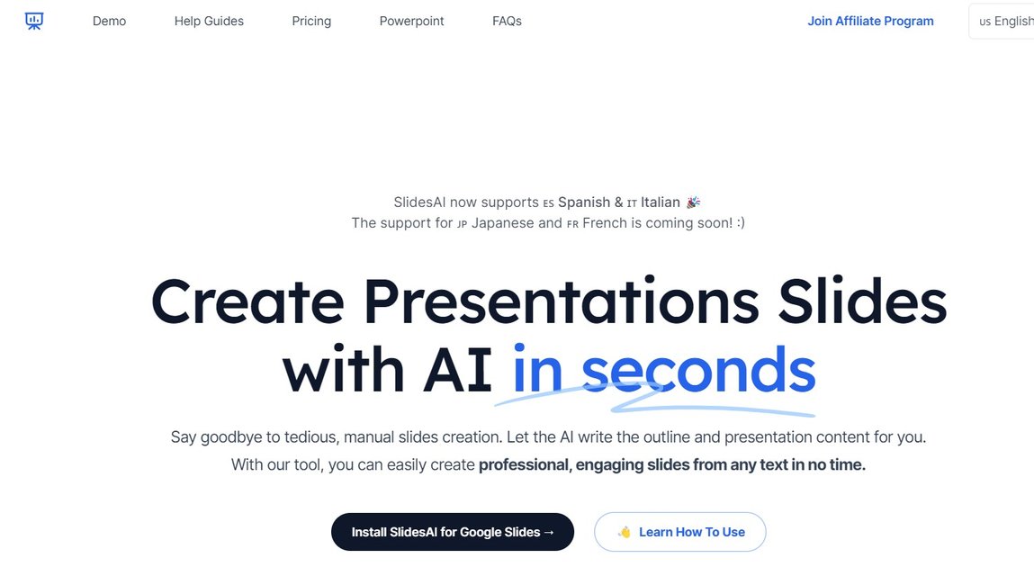 SlidesAI - Create Presentations With AI In Seconds | Steemhunt