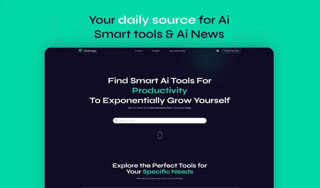 Victrays.com - Your daily source for smart AI tools & AI news | Steemhunt