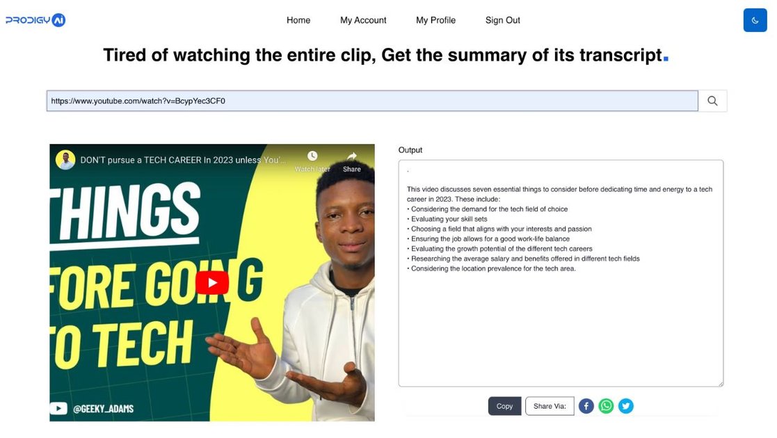 ProdigyAI - All-in-one productivity tool | Steemhunt