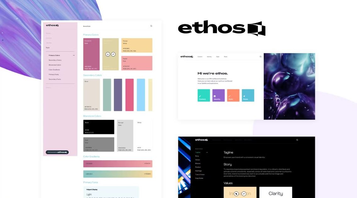 Ethos - Create beautiful brand guidelines | Steemhunt