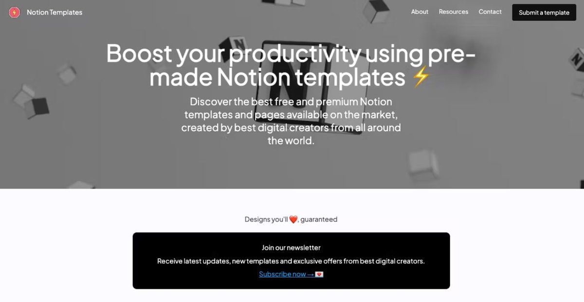 Notion Templates - Boost your productivity using pre-made best Notion ...