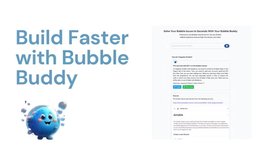 Bubble Buddy - Get answers & articles to your Bubble questions | Steemhunt