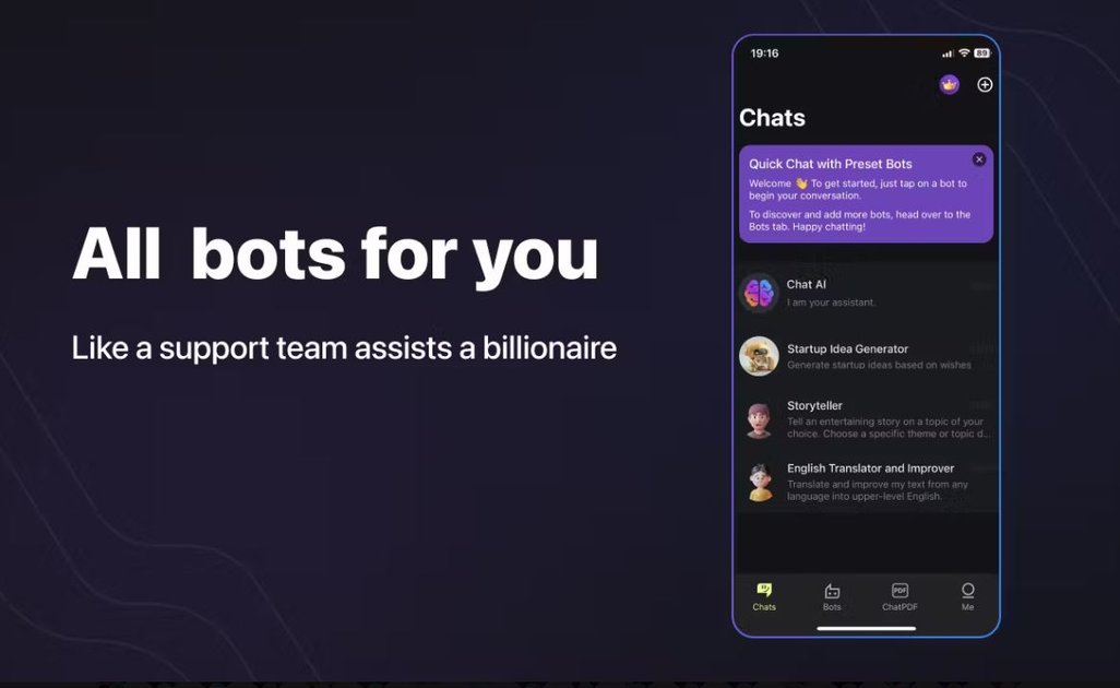ChitChat - Chat with all your bot friends in one place, including PDFs ...