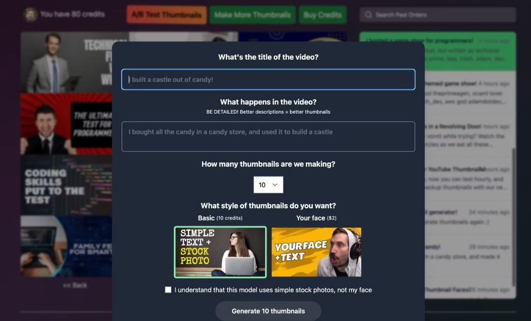 Magic Thumbnails - Generate YouTube thumbnails With AI | Steemhunt