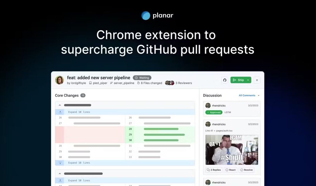 Planar - Supercharge GitHub Pull Requests | Steemhunt