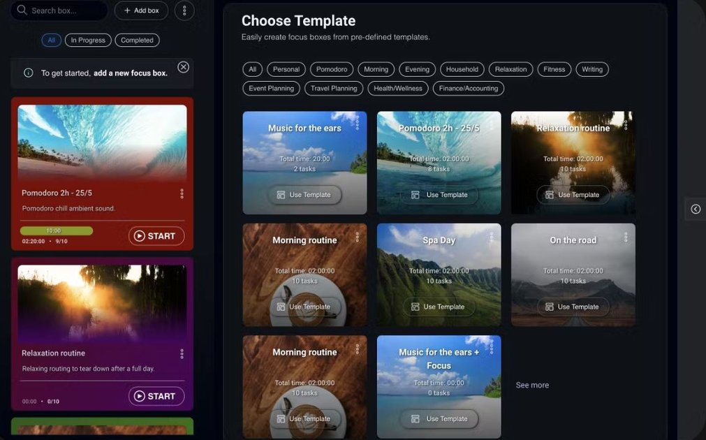 FocusBox - Maximize focus and boost daily productivity | Steemhunt
