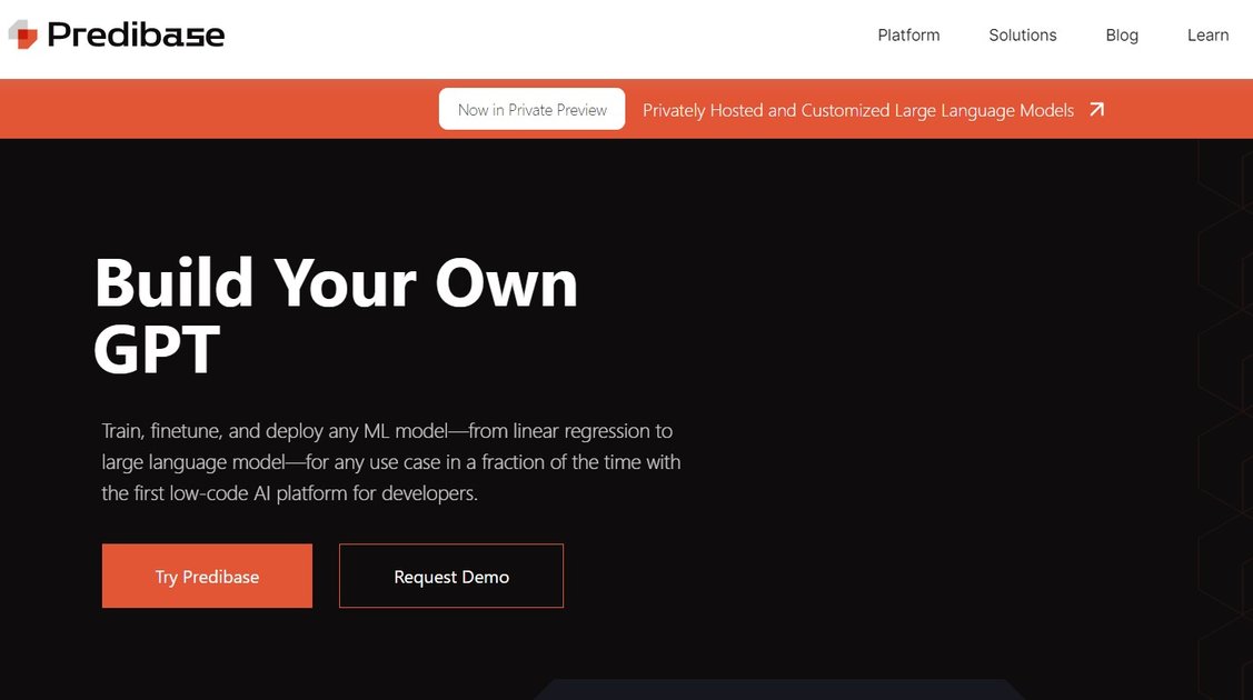 Predibase - Low-code AI platform built for developers | Steemhunt