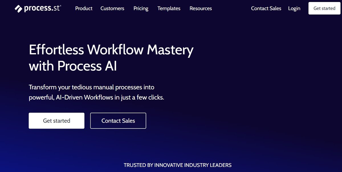 Process AI - ChatGPT powered platform to instantly generate workflows | Steemhunt