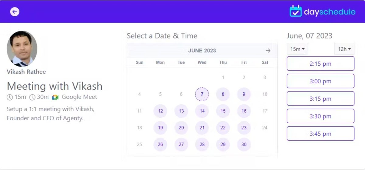 Appointment Page Generator - Generate an appointment booking page in 30 ...