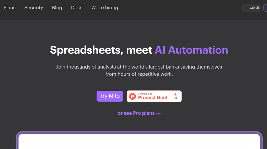 Mito AI - ChatGPT for Spreadsheets | Steemhunt Mito AI - ChatGPT for Spreadsheets | Steemhunt