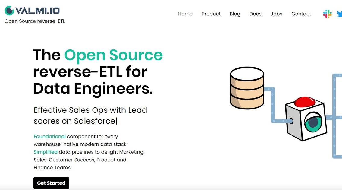 Valmi.io - Open source Reverse-ETL platform | Steemhunt