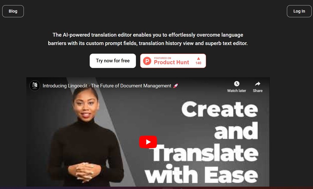 Lingoedit - Simplify translation and editing: your AI language companion | Steemhunt