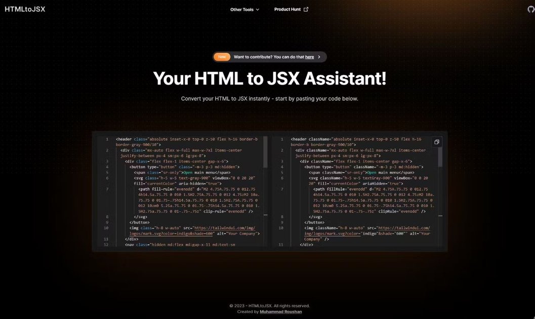 Html To Jsx Convert Your Html To Jsx Instantly Steemhunt