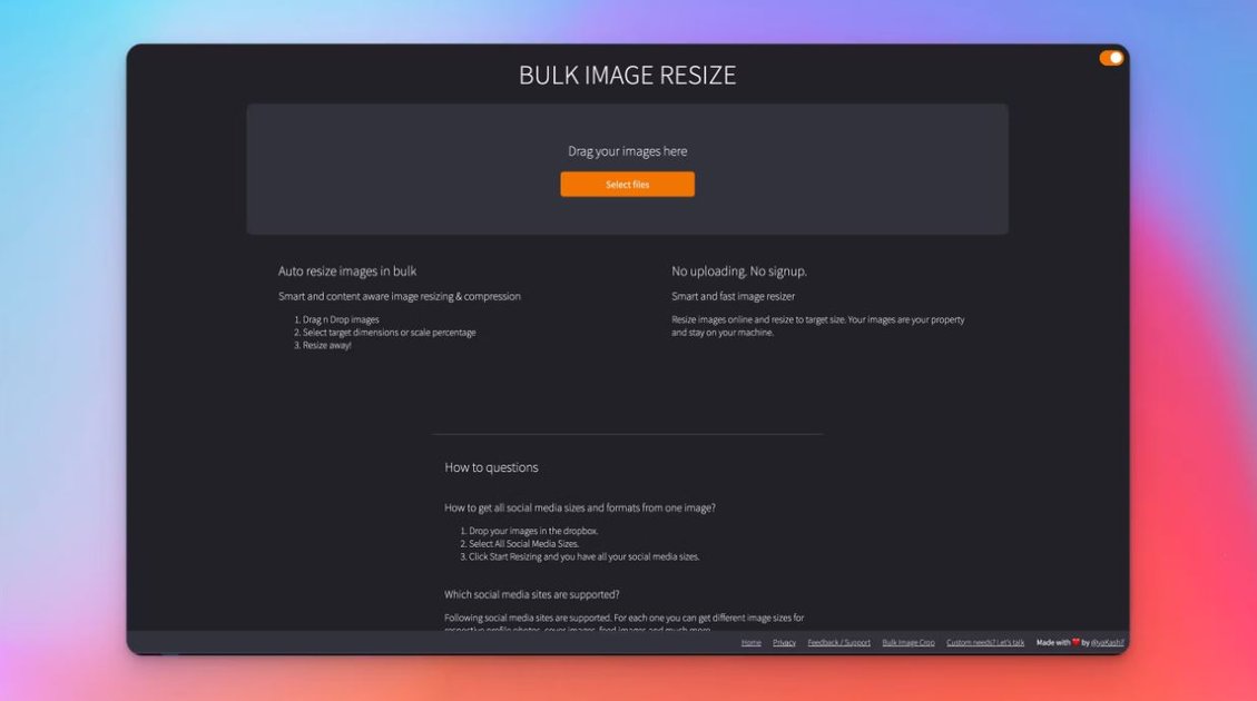 Bulk Image Resize - Auto resize images in bulk | Steemhunt