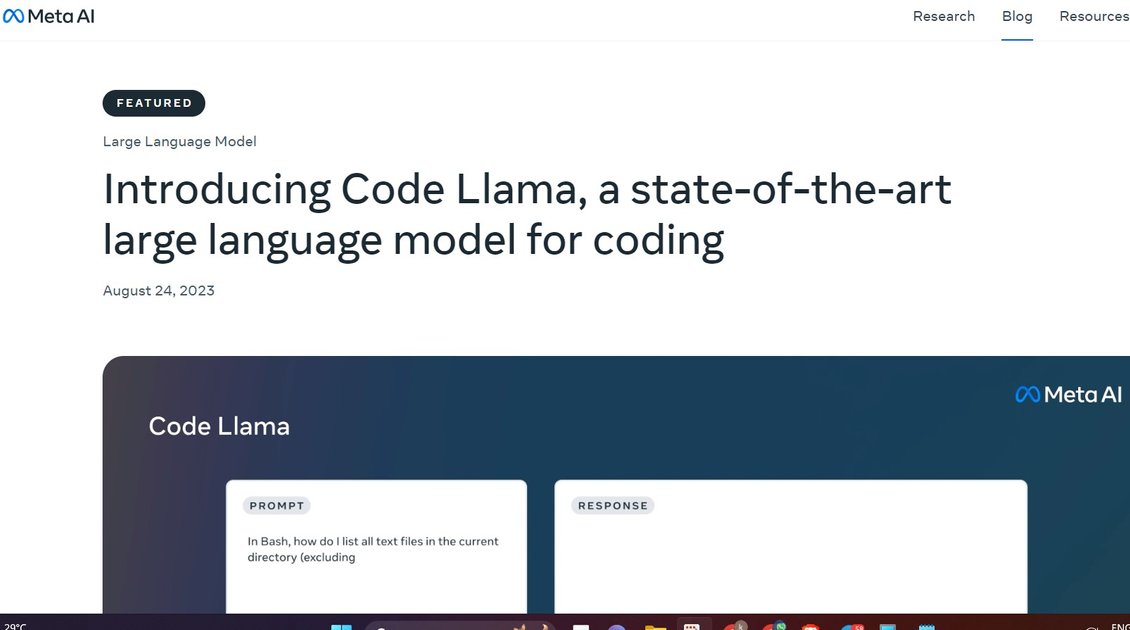 Code Llama - A state-of-the-art large language model for coding | Steemhunt
