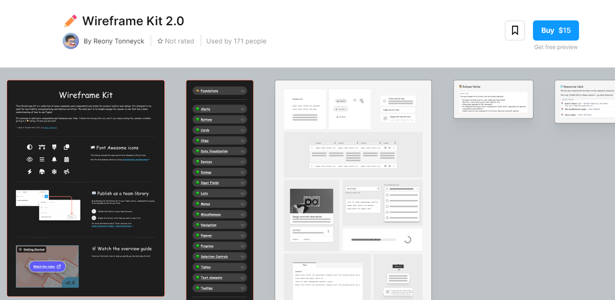 Wireframe Components - Built for designers in Figma, by a Figma ...