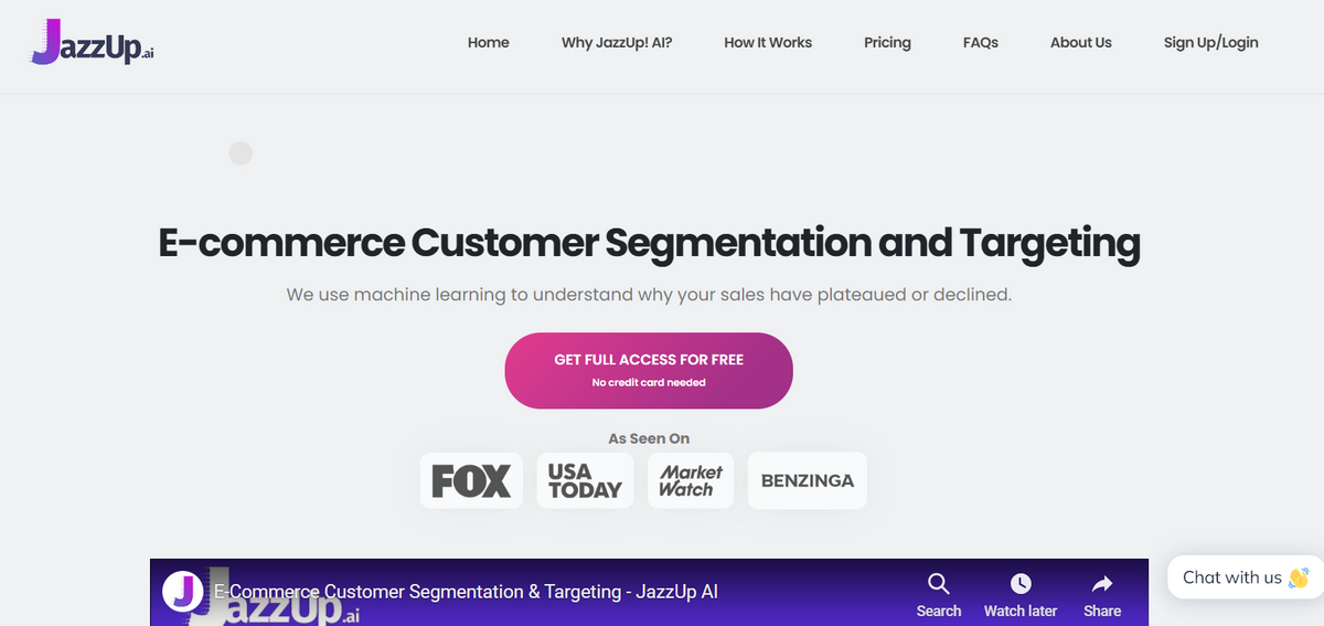 JazzUp AI - E-commerce customer segmentation and targeting using AI ...