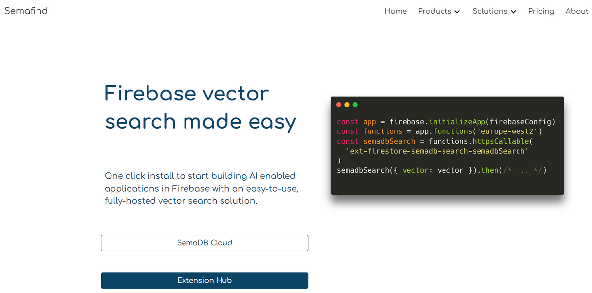 Firebase Vector Search - Firebase vector search made easy | Steemhunt