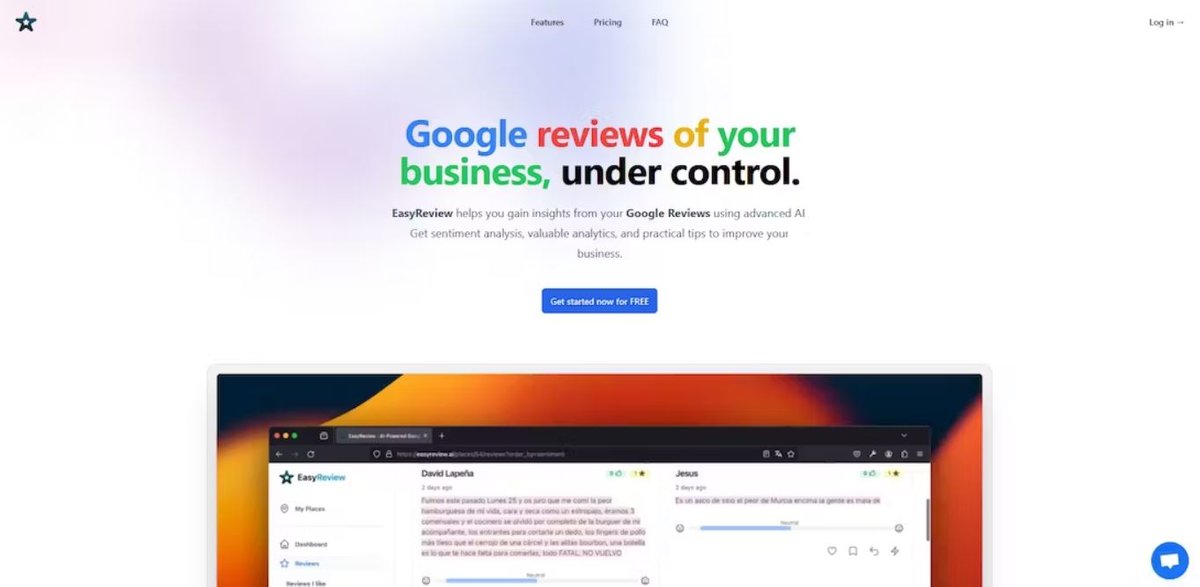 EasyReview - Unlock insights from Google Reviews with AI powered ...