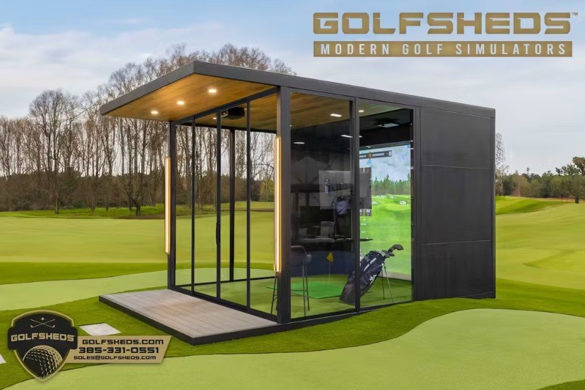 GOLFSHEDS - Luxury outdoor golf simulators | Steemhunt