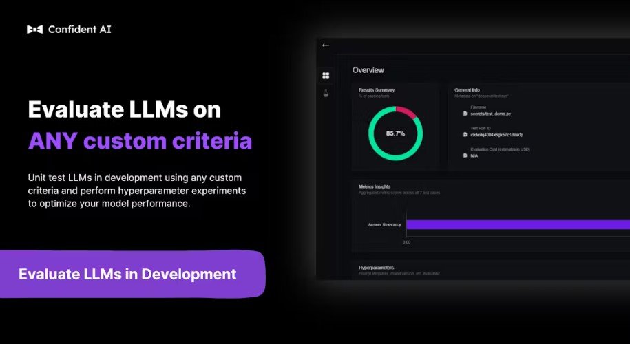 Confident AI - all-in-one LLM evaluation platform | Steemhunt