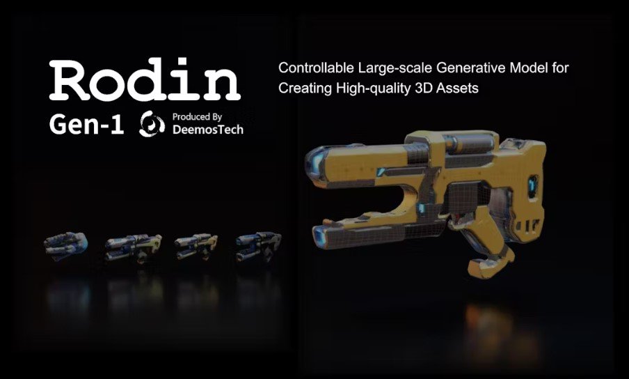 Rodin Gen-1 - Stable Diffusion & ControlNet for 3D | Steemhunt