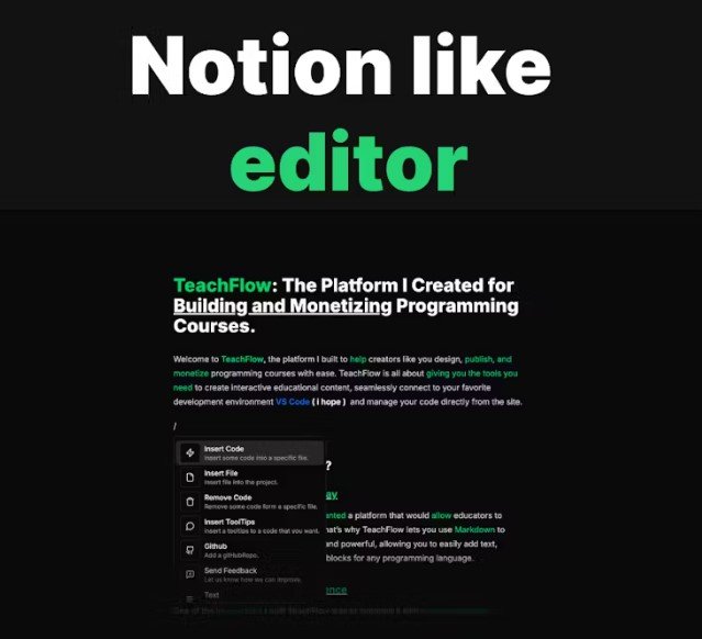 TeachFlow - Build your own developer courses | Steemhunt