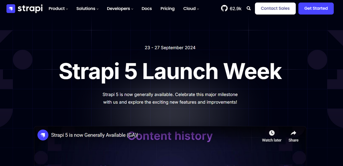 Strapi - Headless CMS designed for customization and performance ...