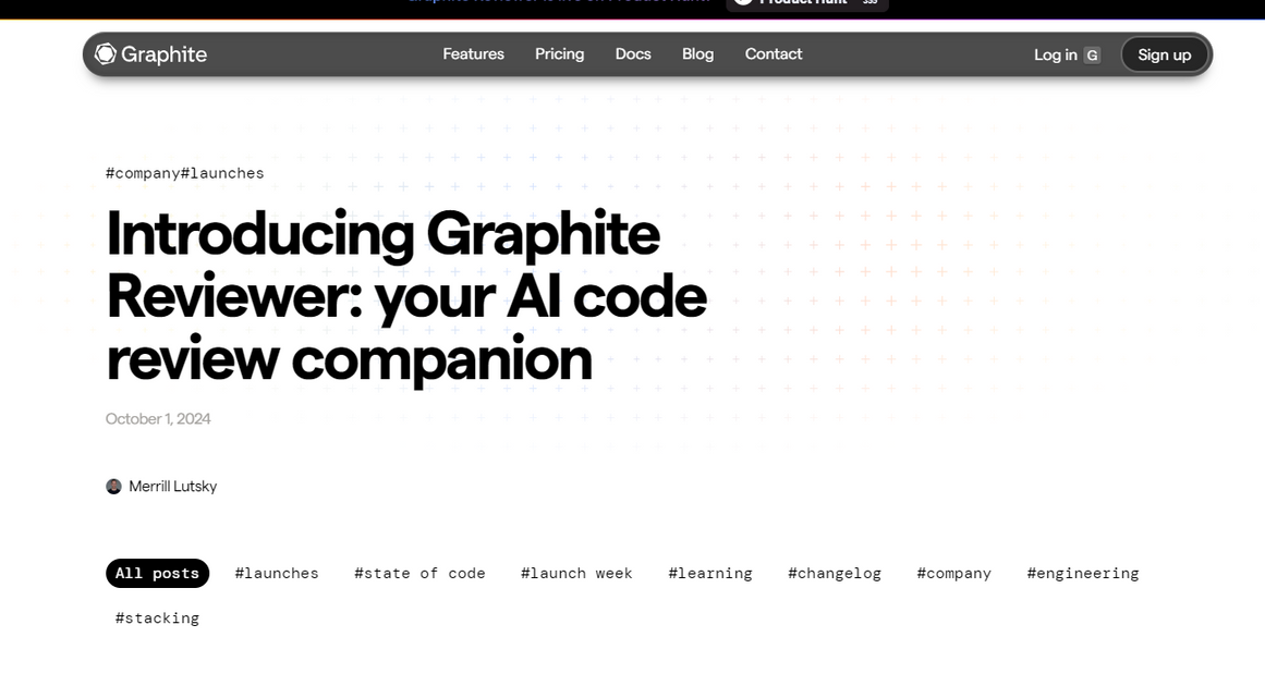 Graphite Reviewer - Your high-signal AI code review companion | Steemhunt