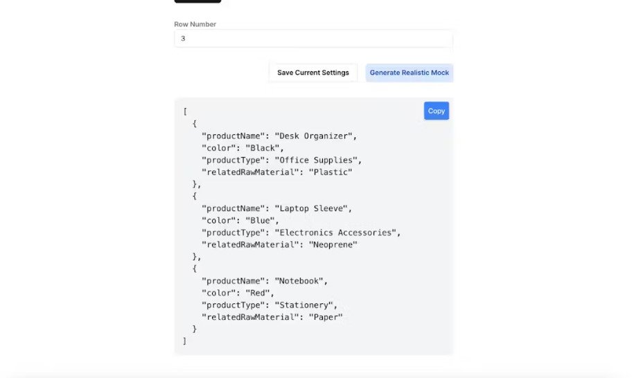 AI Mock Generator - Generate realistic mock data with AI—no more manual ...