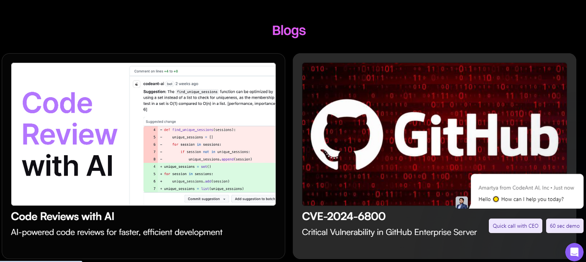 CodeAnt AI - AI code reviews that can cut code review time & bugs in half | Steemhunt