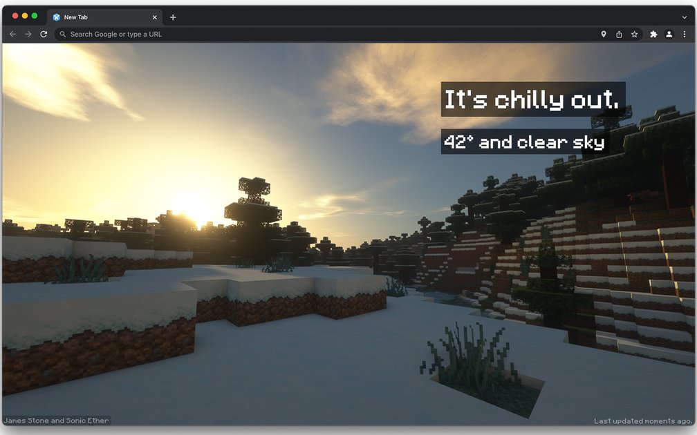 MineWeather - Visualize the weather in a Minecraft setting on Chrome ...