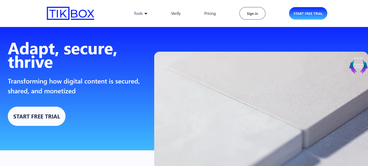 TikBox.io - Copyright assertion, licensing, & GenAI labeling 4 creators ...
