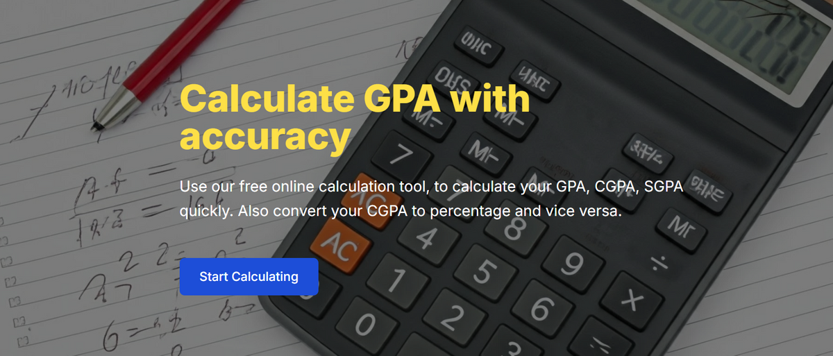 GPA , CGPA Calculator - Instant GPA, CGPA, and percentage conversion ...