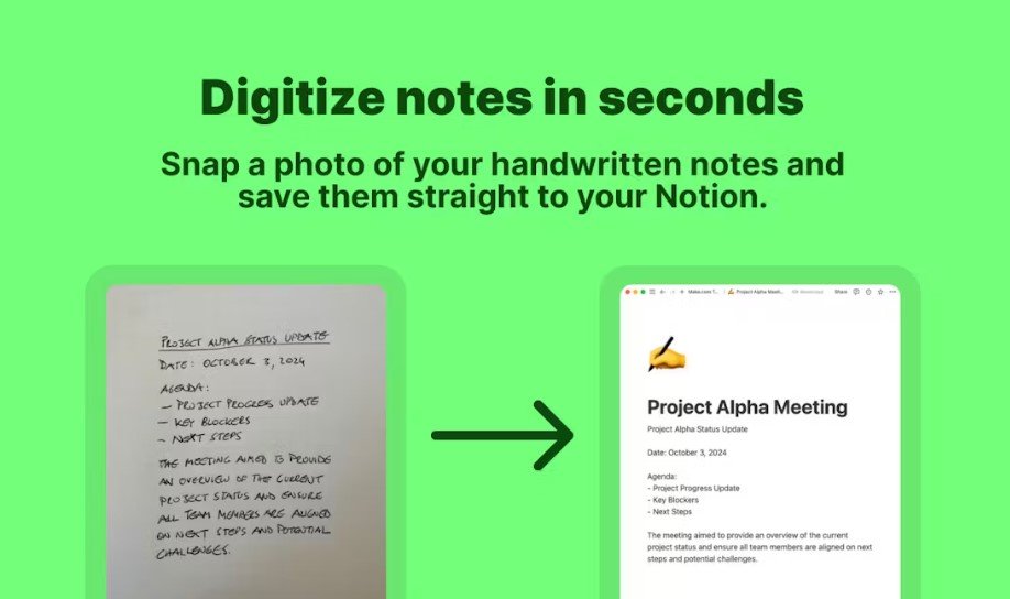 NoteThisDown - Handwritten notes to Notion | Steemhunt