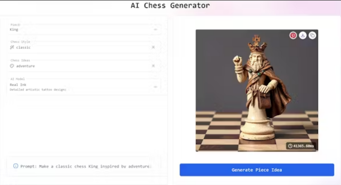 GenChess - Free AI chess piece generator | Steemhunt