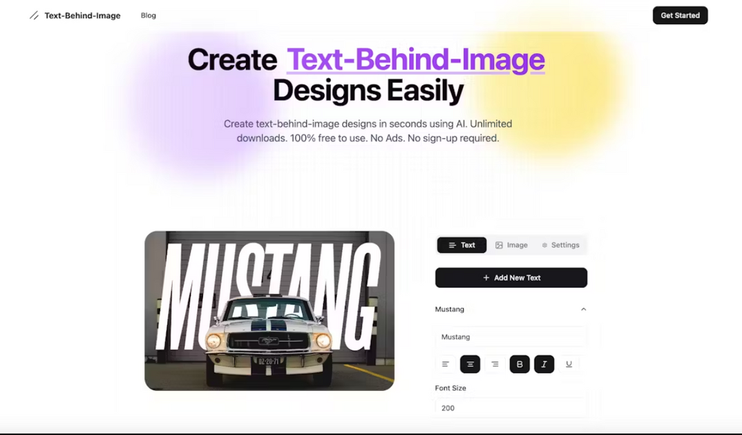 Text Behind Image - Create stunning text-behind-image using AI | Steemhunt