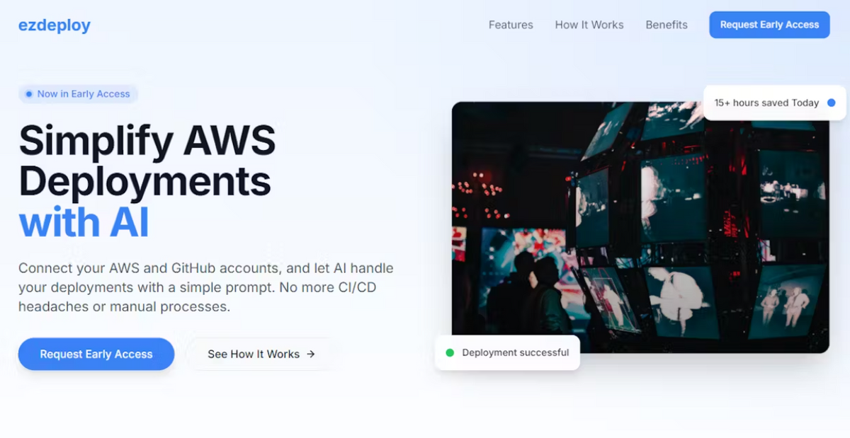 Ezdeploy - Simplify AWS Deployments with AI | Steemhunt Ezdeploy - Simplify AWS Deployments with AI | Steemhunt
