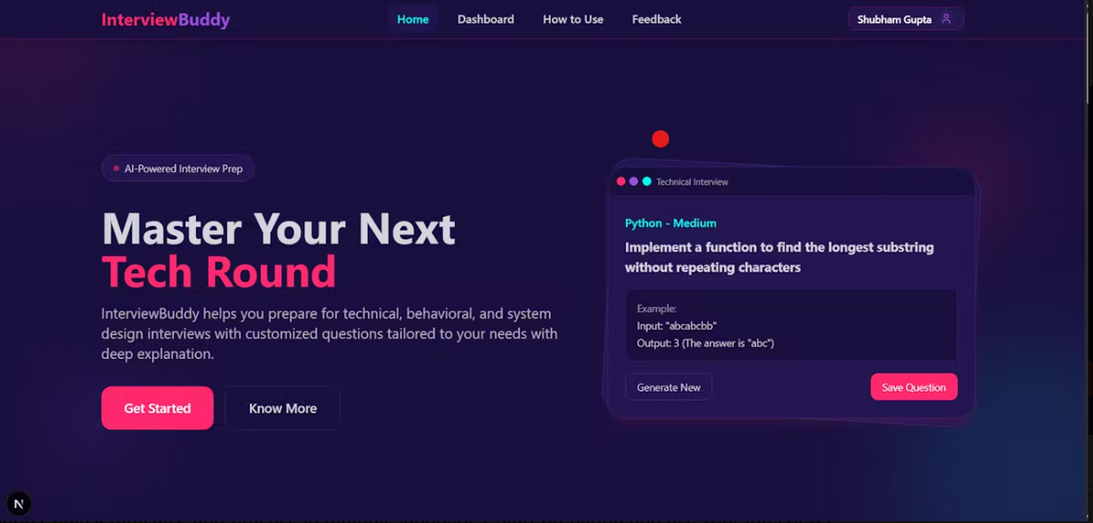 InterviewBuddy - InterviewBuddy - AI-Powered Interview Preparation | Steemhunt