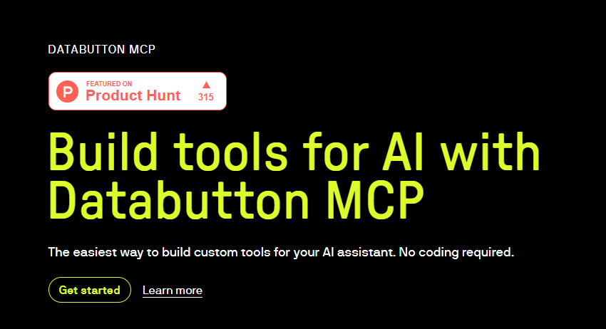 Databutton MCP - Give your app AI superpowers with MCPs | Steemhunt