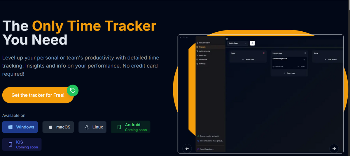 iTracksy - Free, open-source time tracking application for individuals ...