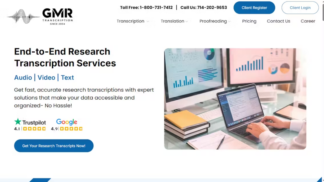 GMR Transcription - Fast & Accurate Transcription, Services You Can ...