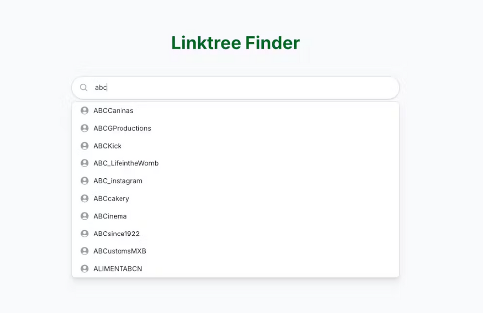 Linktree Finder - The search engine for Linktree | Steemhunt