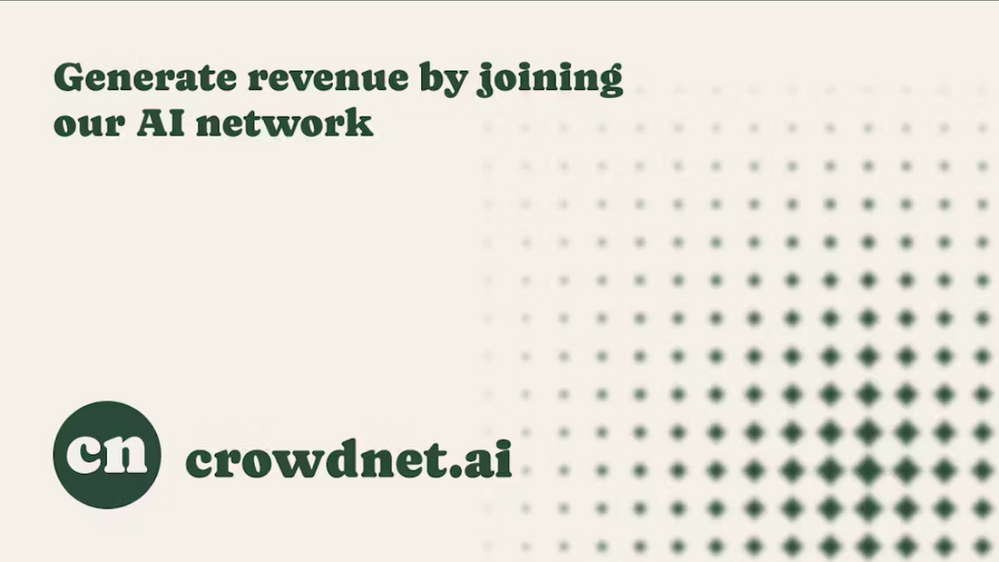 Crowdnet - Decentralized AI - affordable LLMs + monetization service | Steemhunt