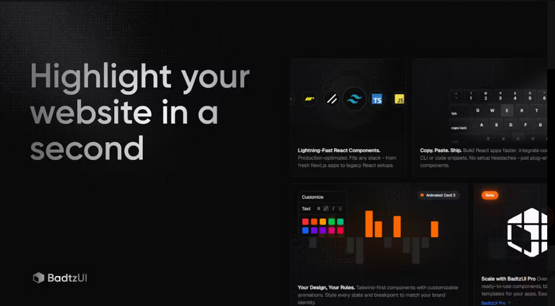 Badtzui A Free And Open Source React Component Library Steemhunt