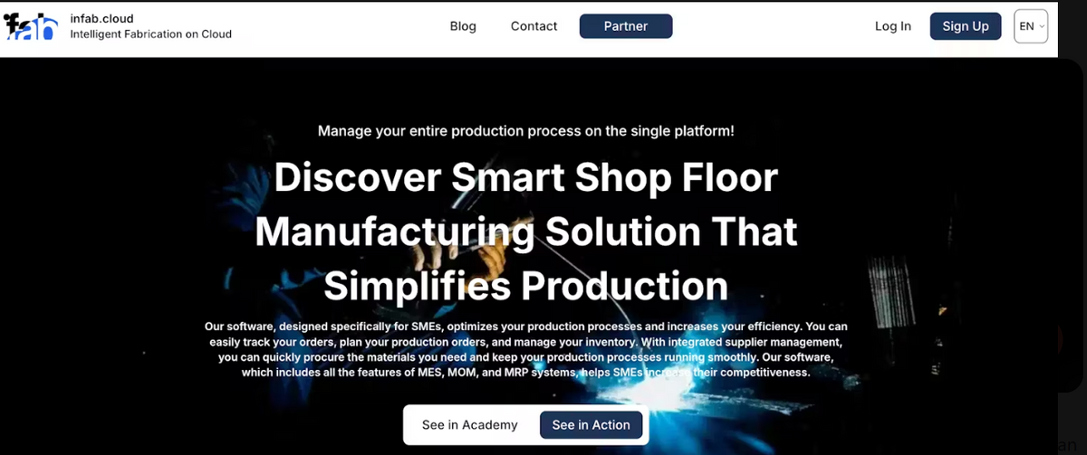 Infab.cloud - Smart Manufacturing on Cloud with AI | Steemhunt