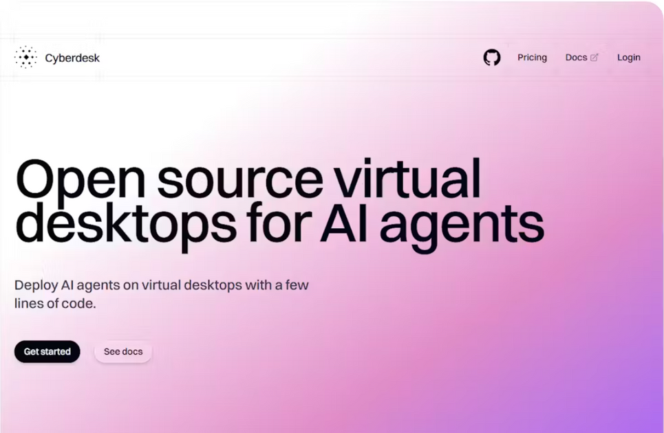 Cyberdesk - Open source API to control a virtual desktop | Steemhunt
