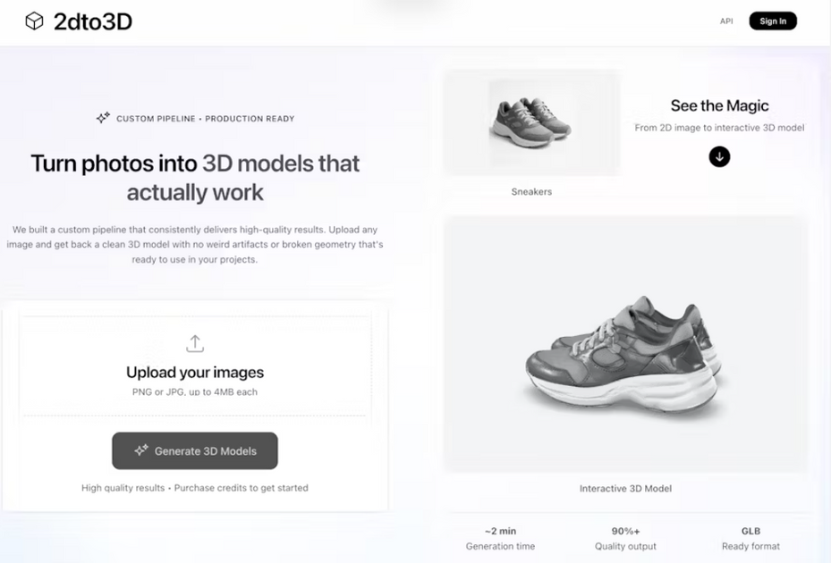 2dto3D - Turn photos into 3D models that actually work | Steemhunt