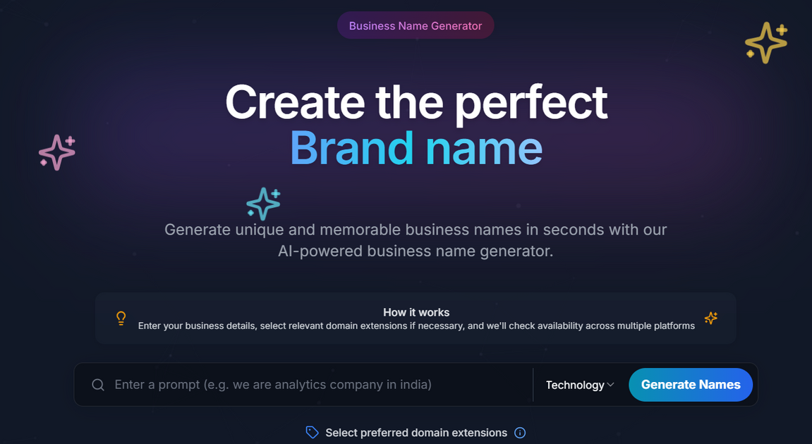 Generate Brand Names - Your perfect brand name, instantly | Steemhunt