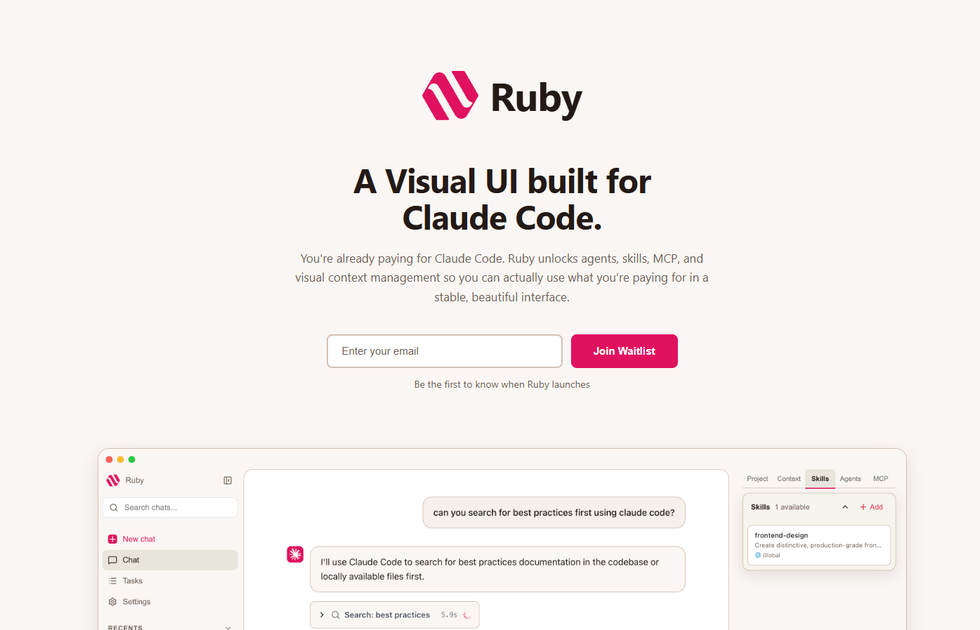 Ruby - Turn Claude Code into a real dev environment | Steemhunt